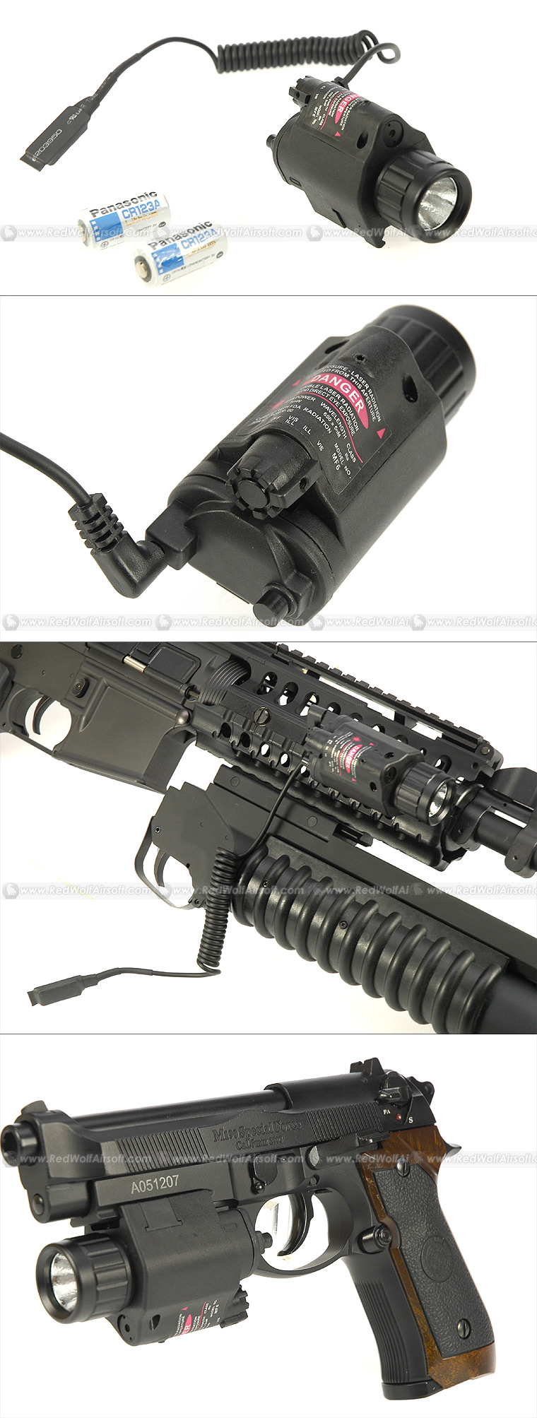 Lampe /laser Star Qd M6 Sur Usp Compact - France-Airsoft